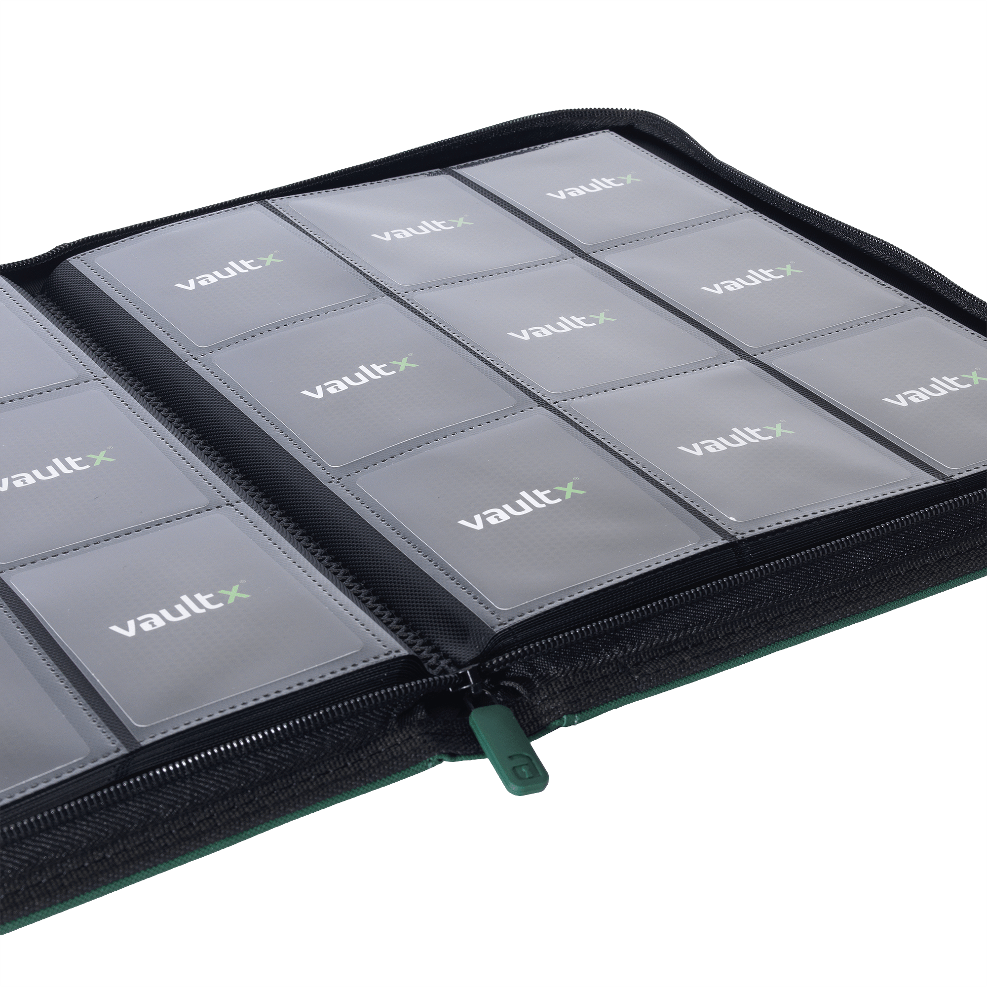 Vault X: 9-Pocket Exo-Tec® Zip Binder (Forest Green) – Coasties ...